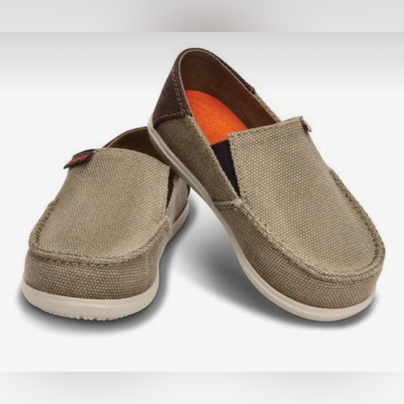 CROCS | Shoes | Crocs Santa Cruz Canvas Loafers | Poshmark